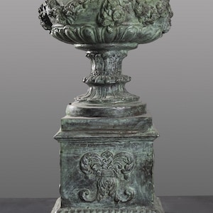 Bronze Flowerpot, Ancient Greek Flower Pot, Bronze Flower Vase, Bronze ...