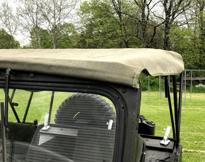 M38A1 Military Willys Jeep Canvas Top - Etsy