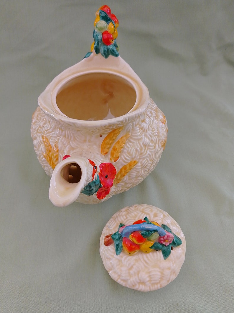 Rare Signed Vintage Clarice Cliff Celtic Harvest Teapot - Highly ...