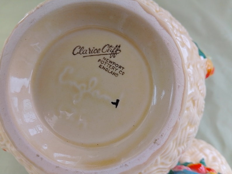 Rare Signed Vintage Clarice Cliff Celtic Harvest Teapot - Highly ...