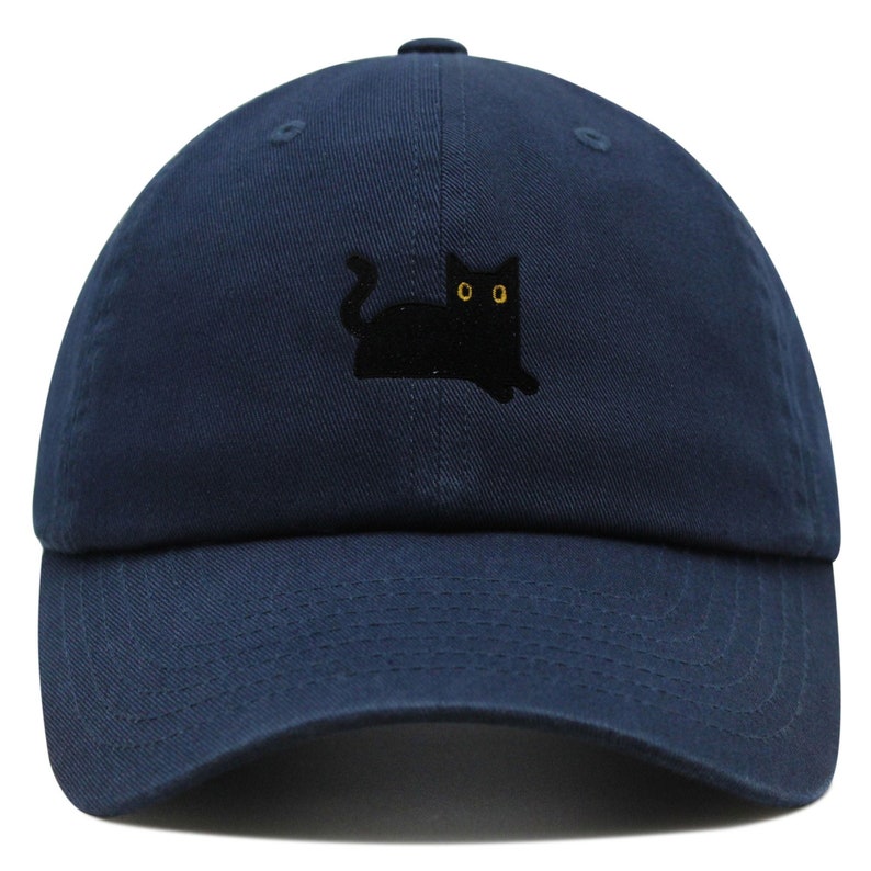 Embroidered Black Cat Cap Cat Mom Dad Cat Shirt Funny Cat - Etsy UK