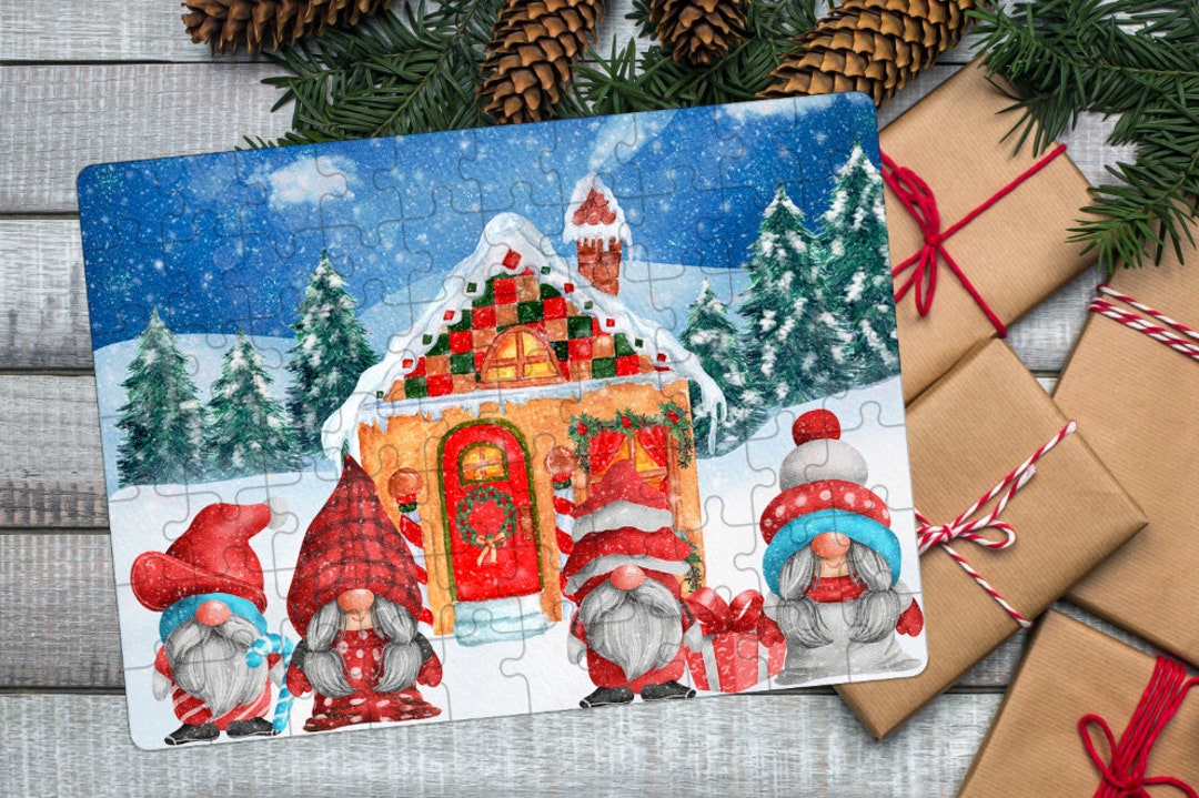 Winter Gnome Digital Design Download, Digital Puzzle Download, Dry ...