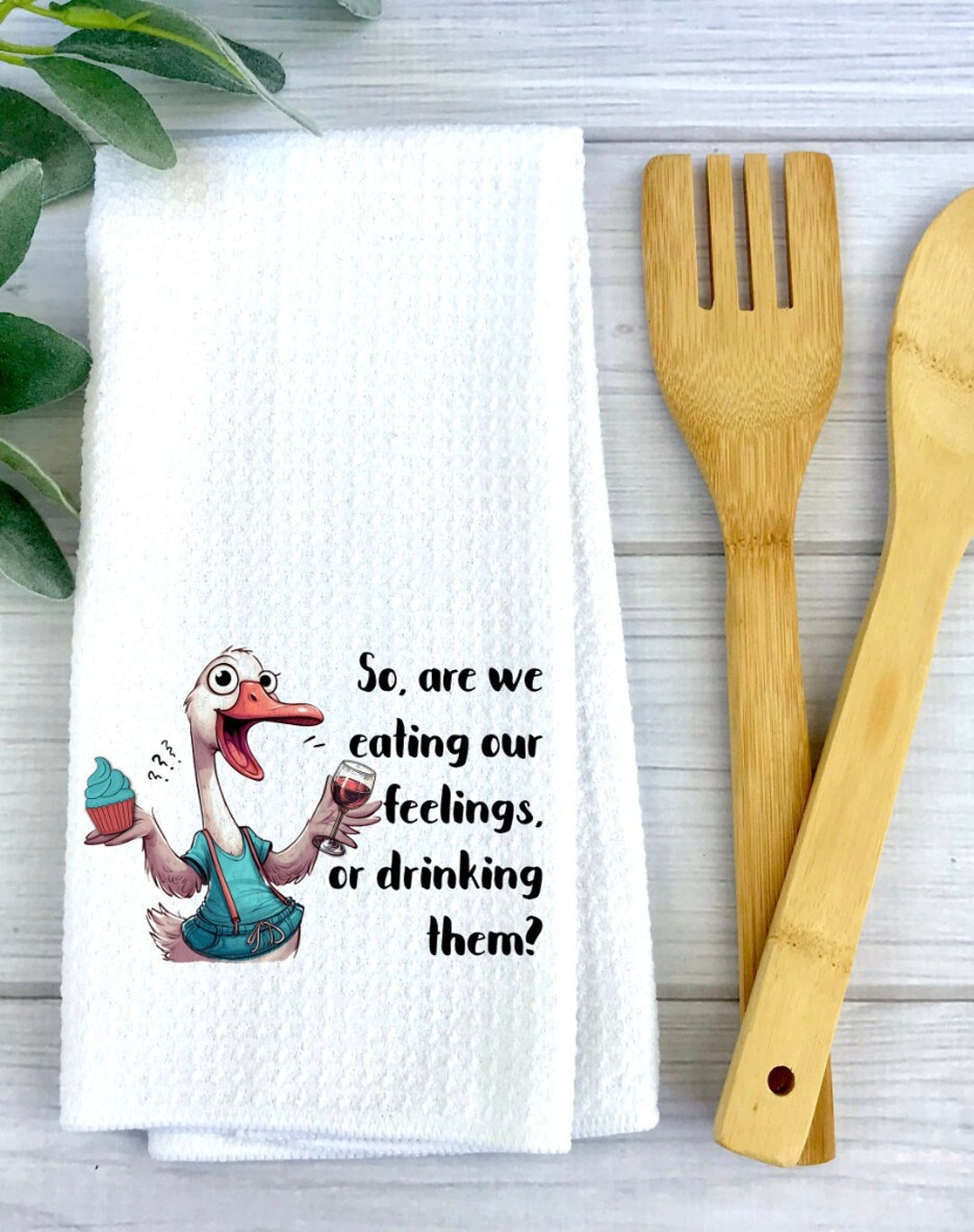 Funny Goose Kitchen Towel Design: Eating Feelings (digital Download) - Etsy