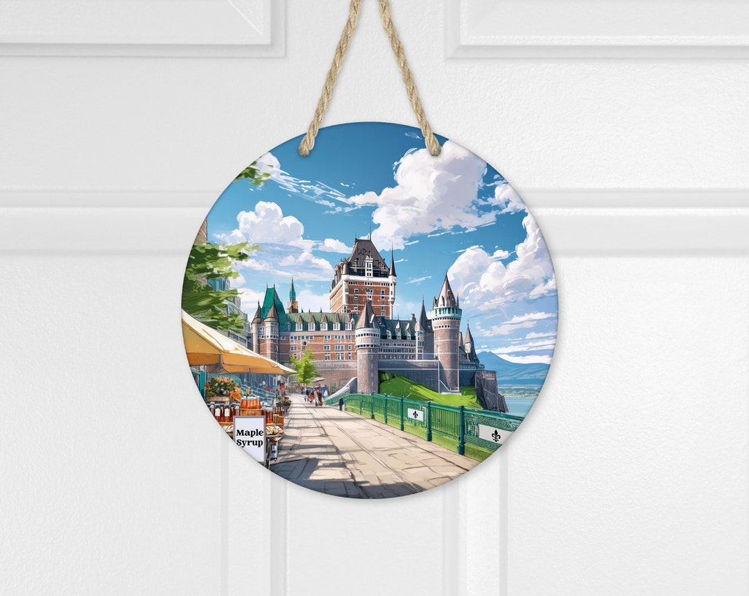 Quebec City Landscape PNG: Canada Landmark Digital Download - Etsy