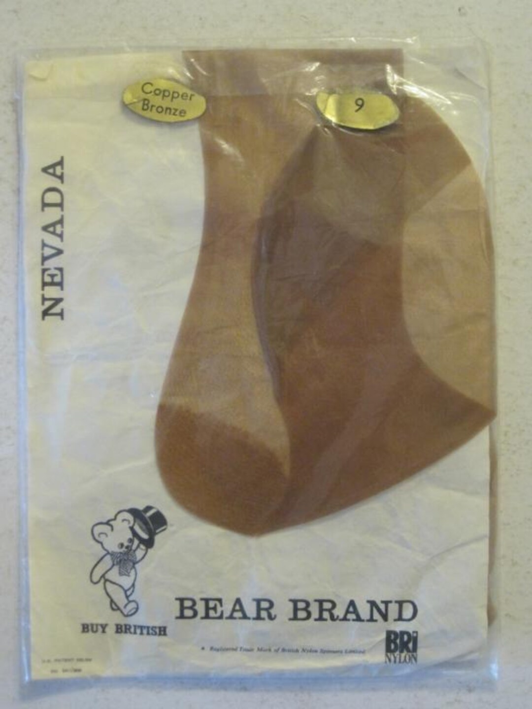 One Pair of Vintage BEAR BRAND Nevada Micromesh Seamfree Sheer RHT ...