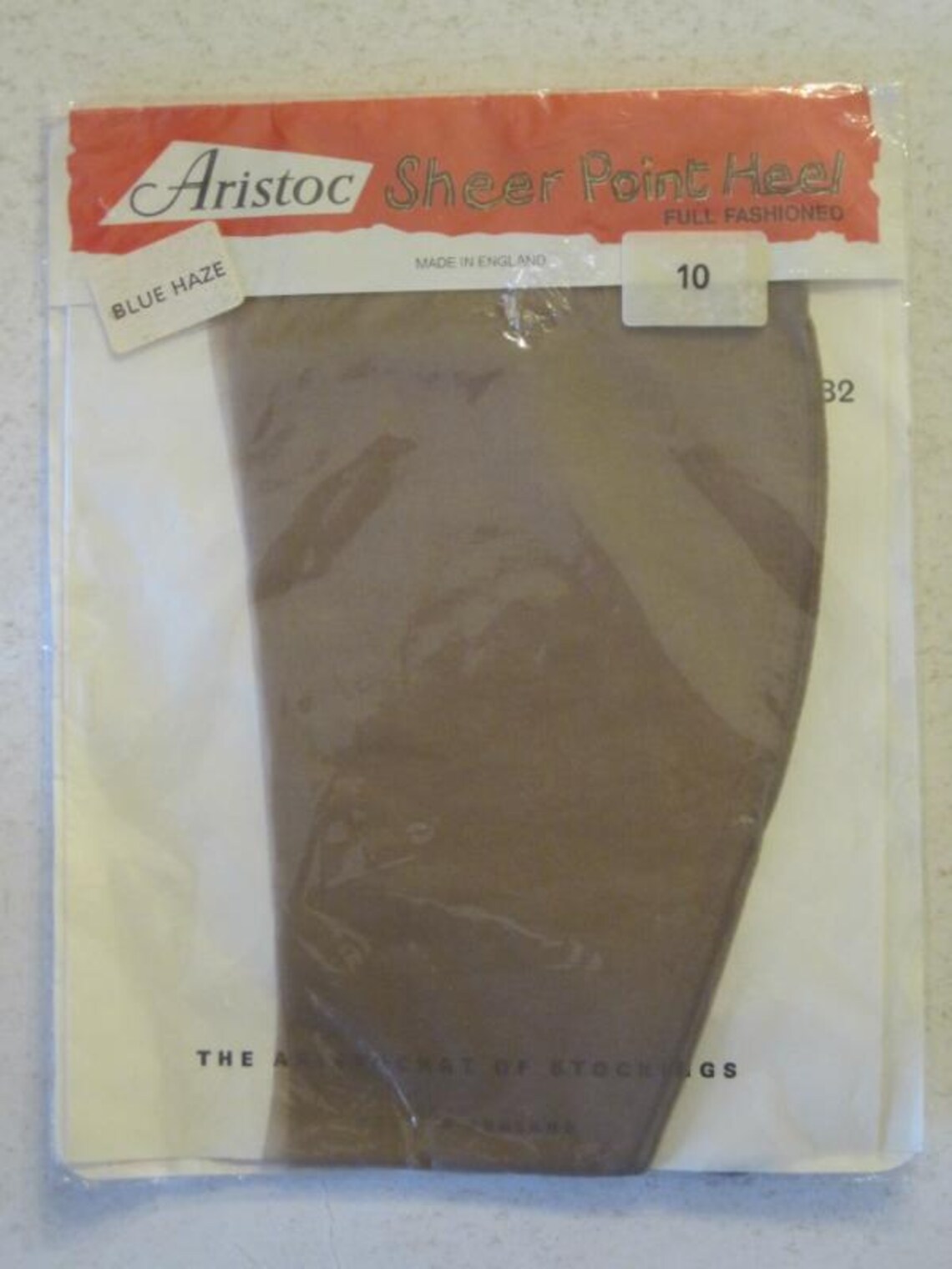 One Pair of Vintage ARISTOC Sheer Point Heel Fully Fashioned Plain Knit ...