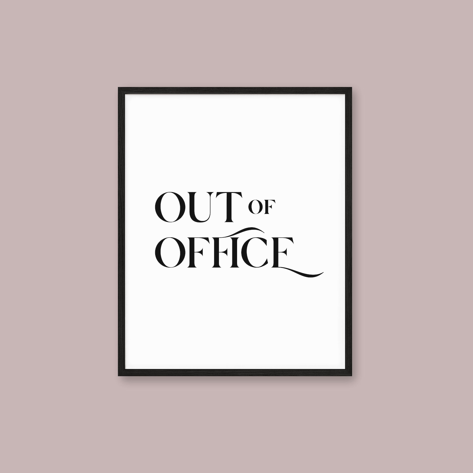 Out of Office Sign, Printable Wall Art, Wall Decor, Vacation Mode, Self ...