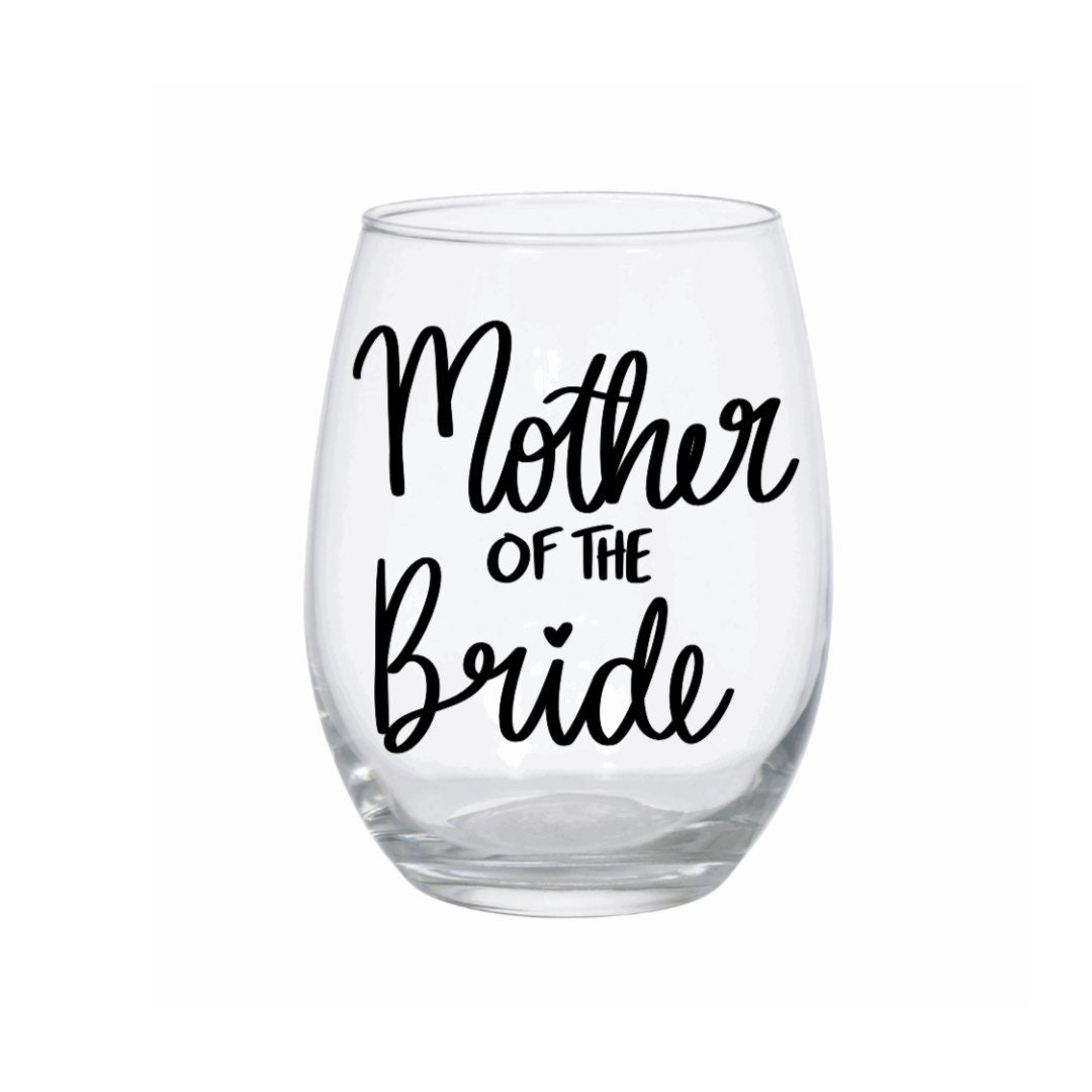 Mother of the Bride Wine Glass 20oz Wedding Gift for Mother of the ...