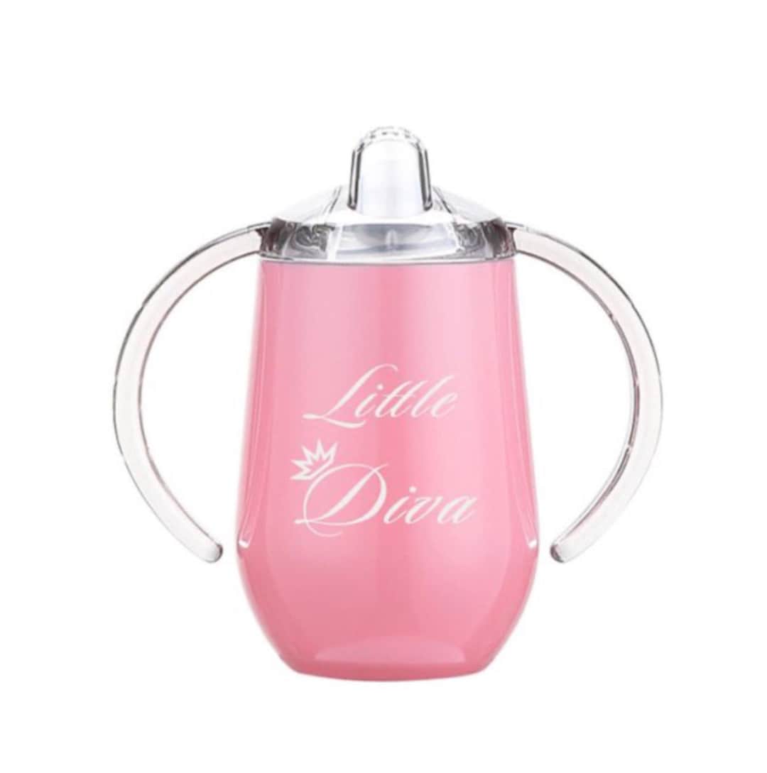 Sippy Cup Little Diva Wine Sippy Cup Sippy Cup Baby Toddler Sippy Cup ...