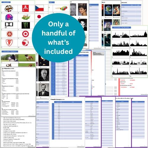 Ultimate Trivia Quiz Bundle: 1600+ Questions, 55+ Subjects + Bonus 54 ...