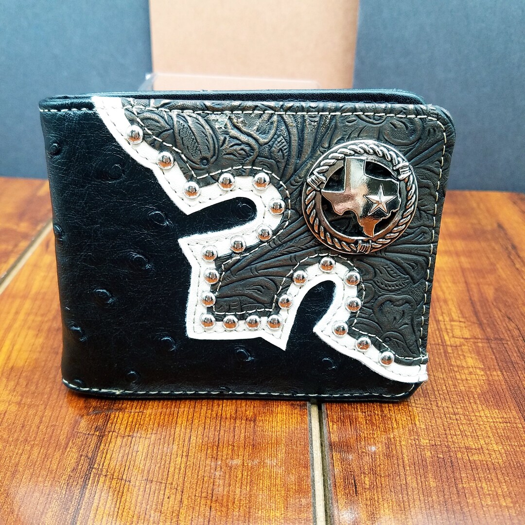 Personalized Mens Wallet Texas Wallet Engraveable Gift Wallet With ...