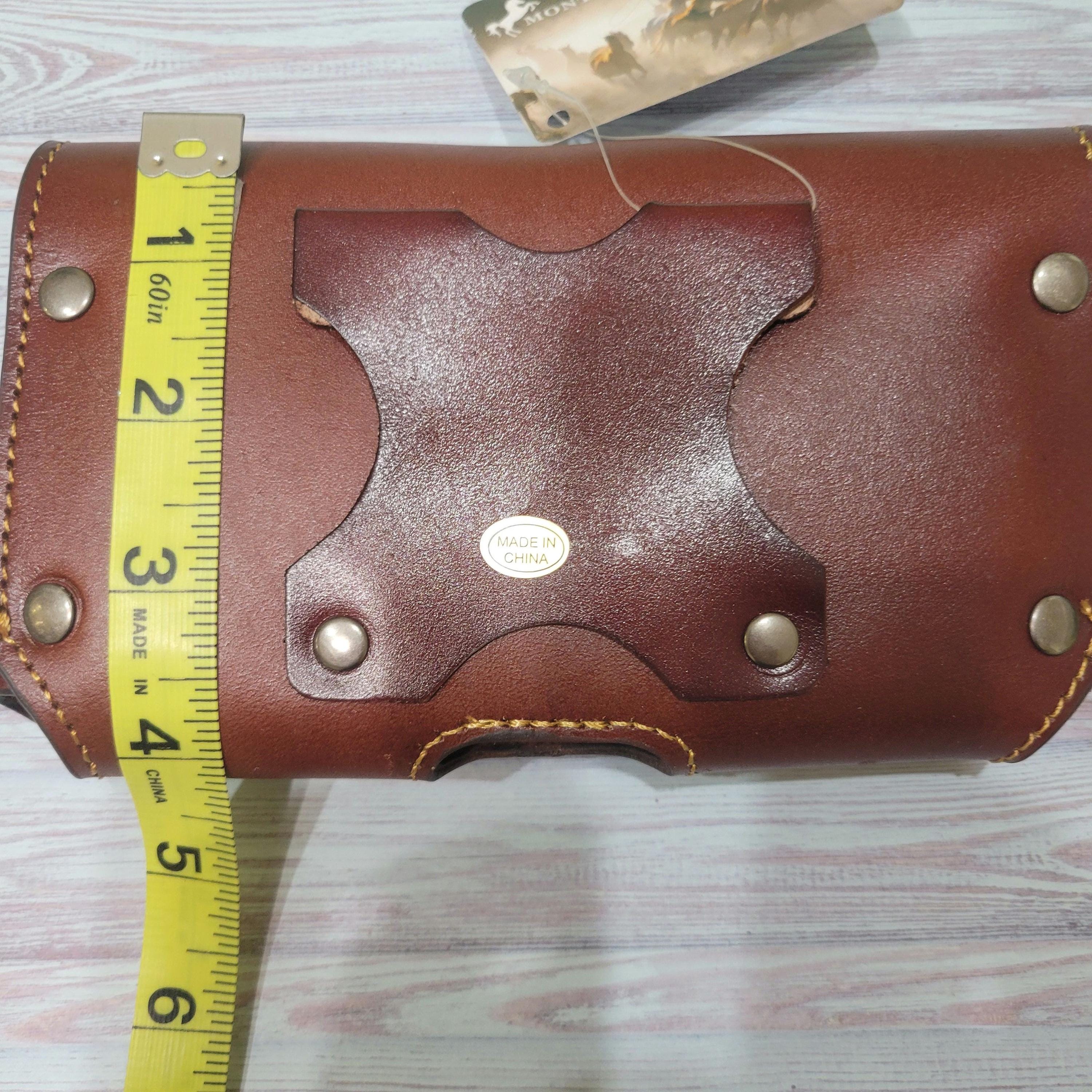Western Leather Phone Case American Eagle Belt Loop Phone Case Brown ...