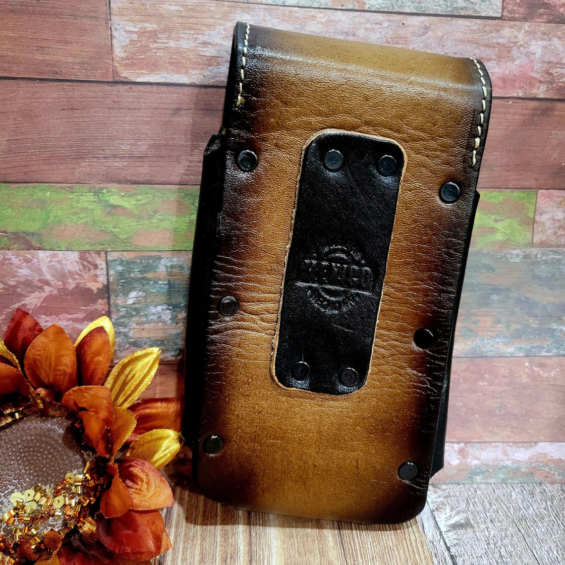 Native American Phone Holster With Knife Sheath Western Phone Case ...