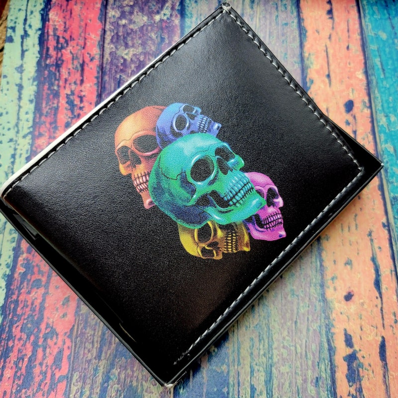 Skull Wallet - Etsy