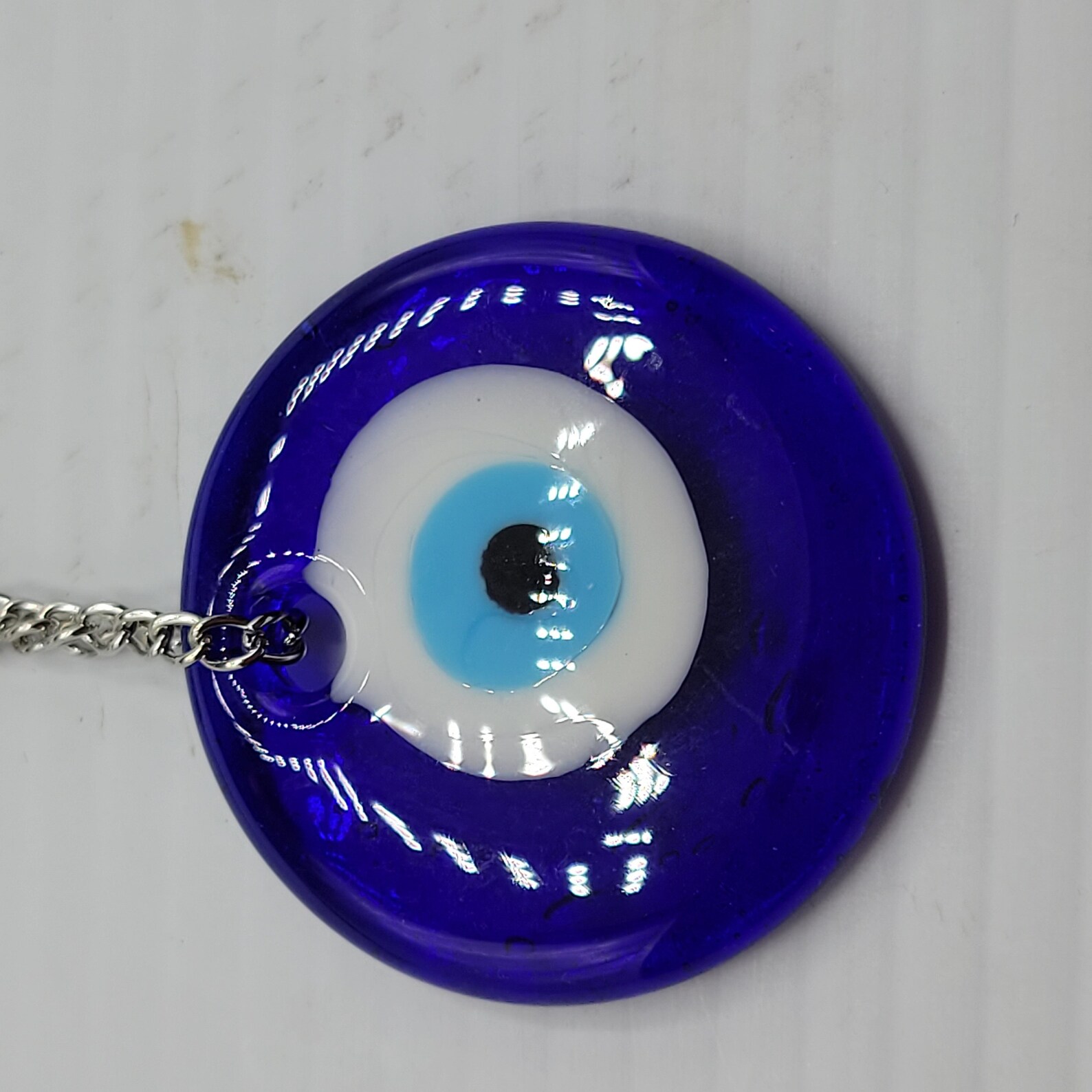 Butterflies Turkish Blue Evil Eye Wall Hanging Decor With Three ...