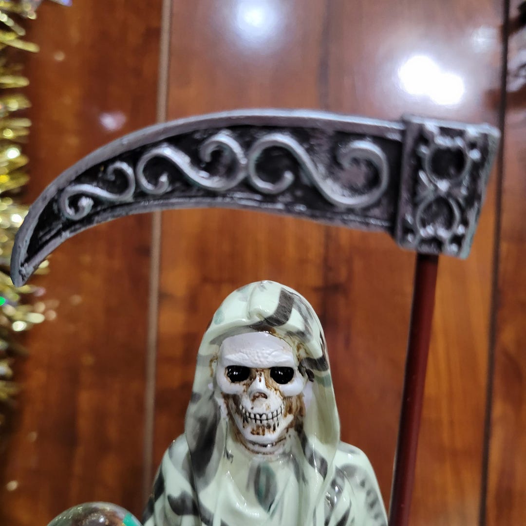 La Santa Muerte Dinero 9" Death Money Print Statue Grim Reaper ...
