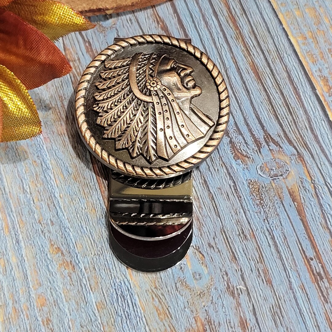 Native American Money Clip Indian Head Money Clip Southwestern Style ...