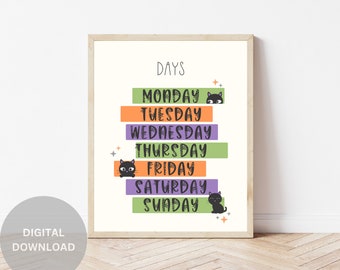 Feelings Chart, Emotions Chart, Educational Poster, Halloween Theme ...