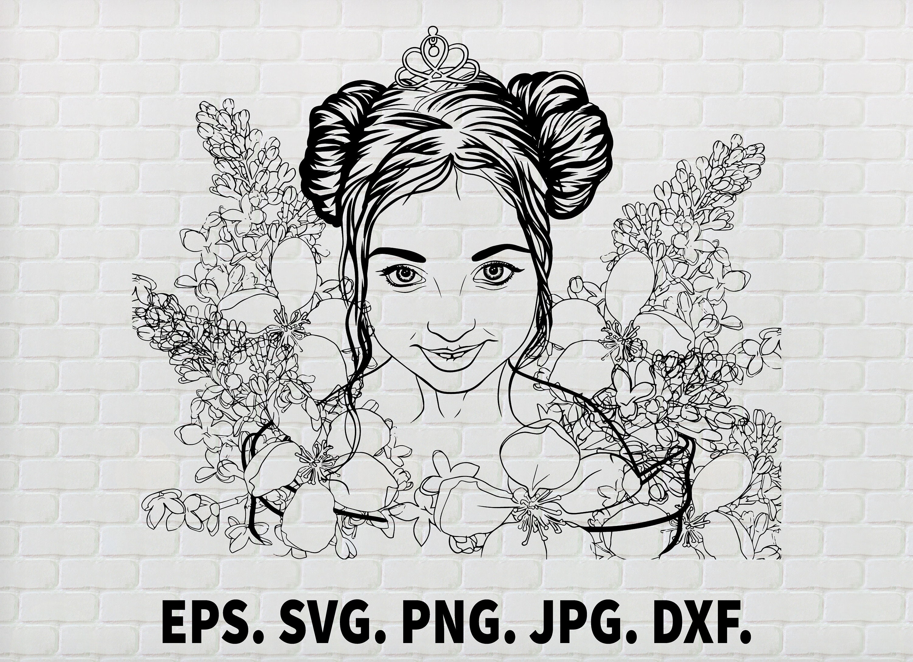 Girl SVG, Digital Download, Clipart, Svg File Cricut, Png, Dxf,eps ...