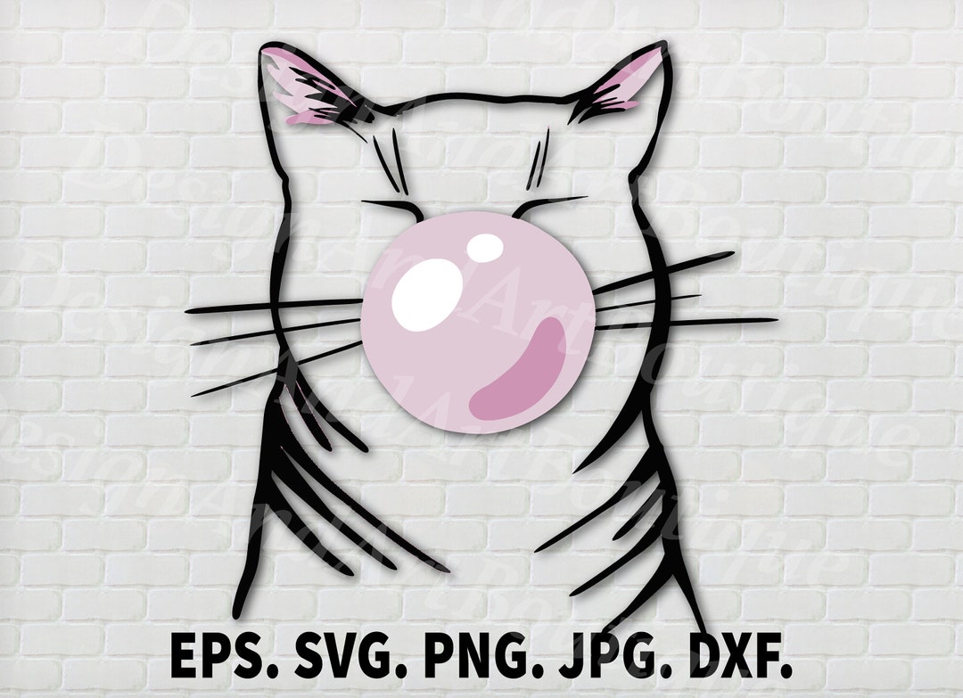 Cat Vector, Eps, Svg, Png, Jpg Dxf - Etsy