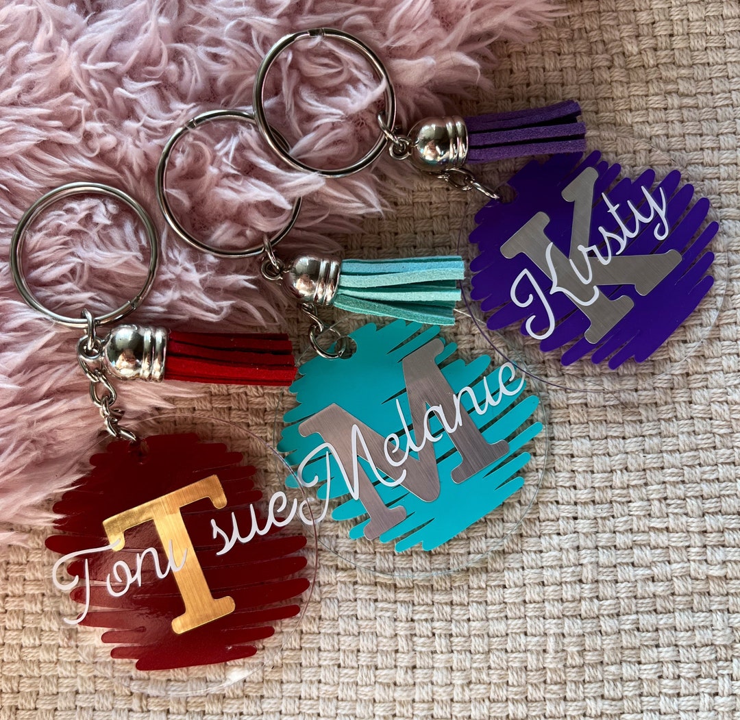 Custom/personalised Name Keyring/keychain - Etsy UK