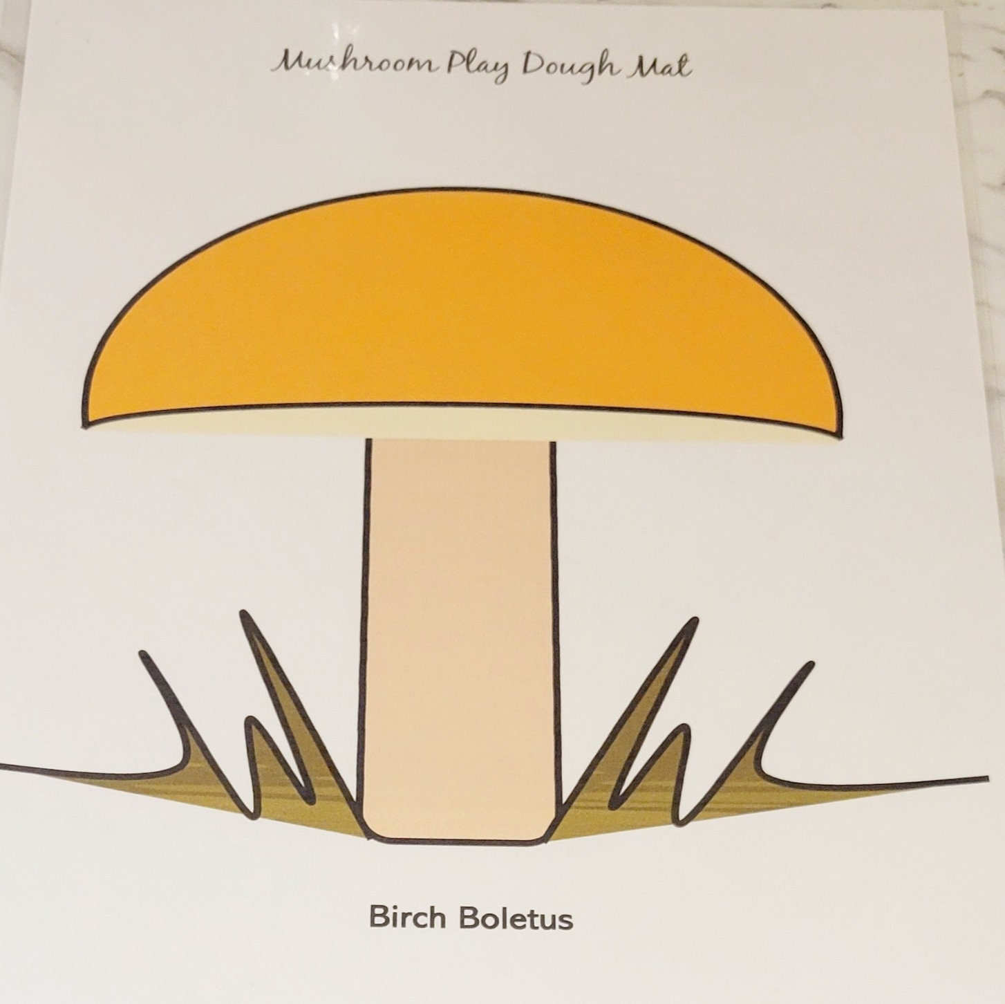 Mushroom Play Dough Mats, Printable Pages for Kids, Mushroom Printables ...