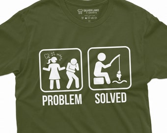 Problem Solved Funny Divorce T-shirt Break up Humor Ex Girlfriend Wife ...