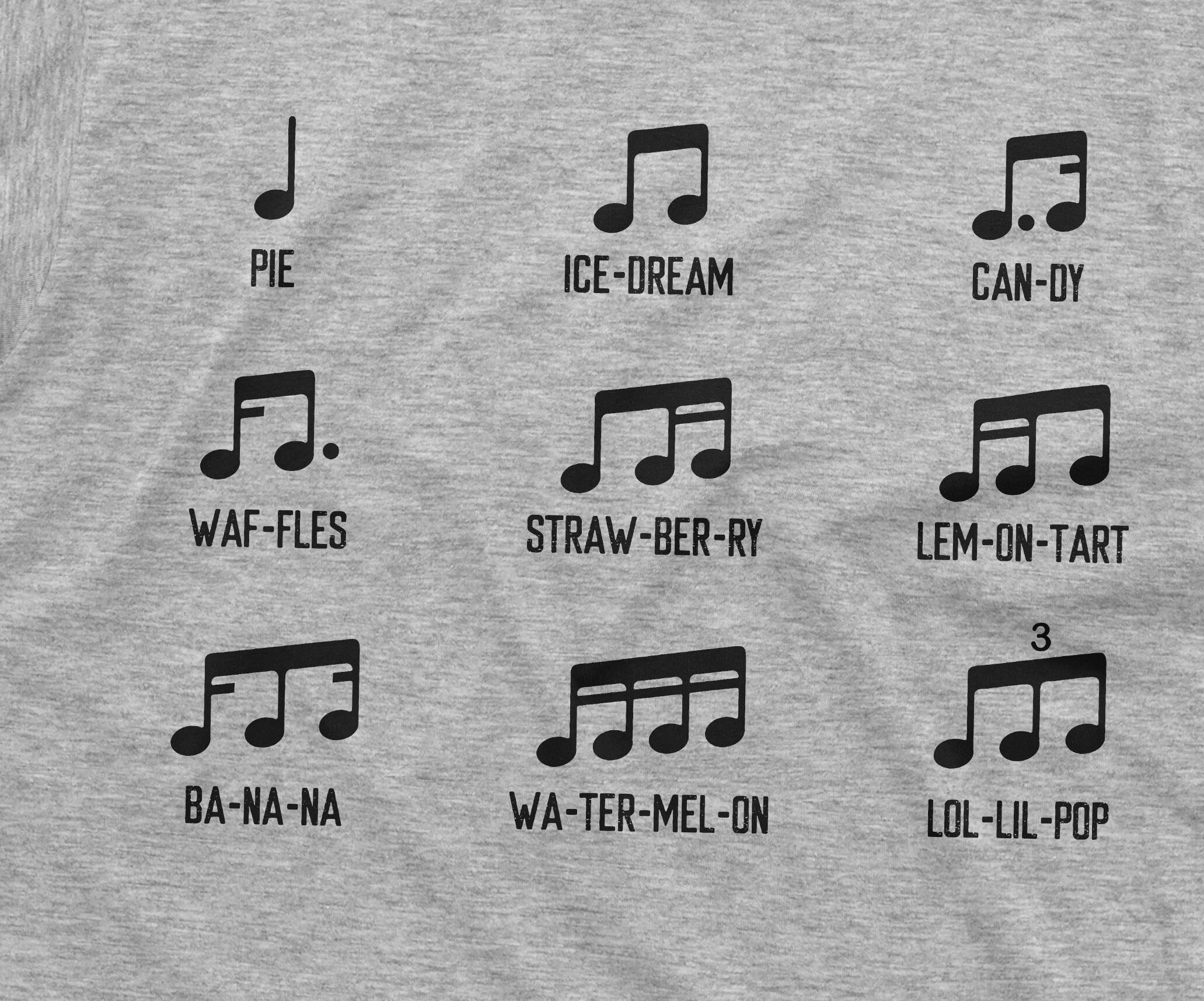 Funny Musical Notes T-shirt | Music Band Gifts | Guitar Piano Violin ...