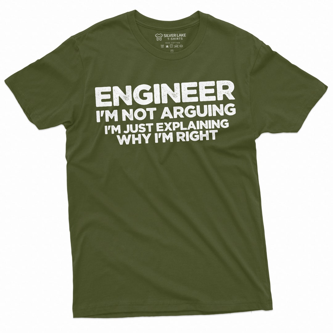 Men's Engineer T-shirt Engineer Funny Gifts Tee Shirt Engineering ...