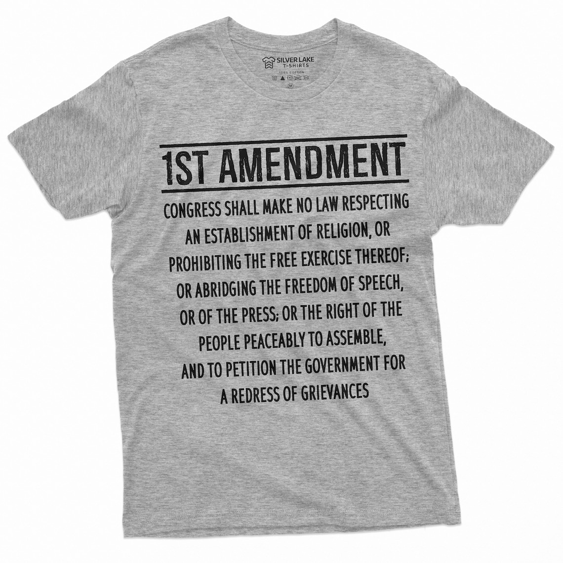 Patriotic Constitution T-shirt 1st Amendment Freedom of Speech ...