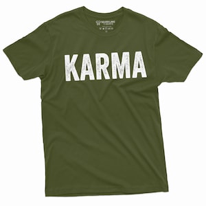 Karma T-shirt Men's Women's Unisex Karma Tee Shirt Gift Birthday Funny ...