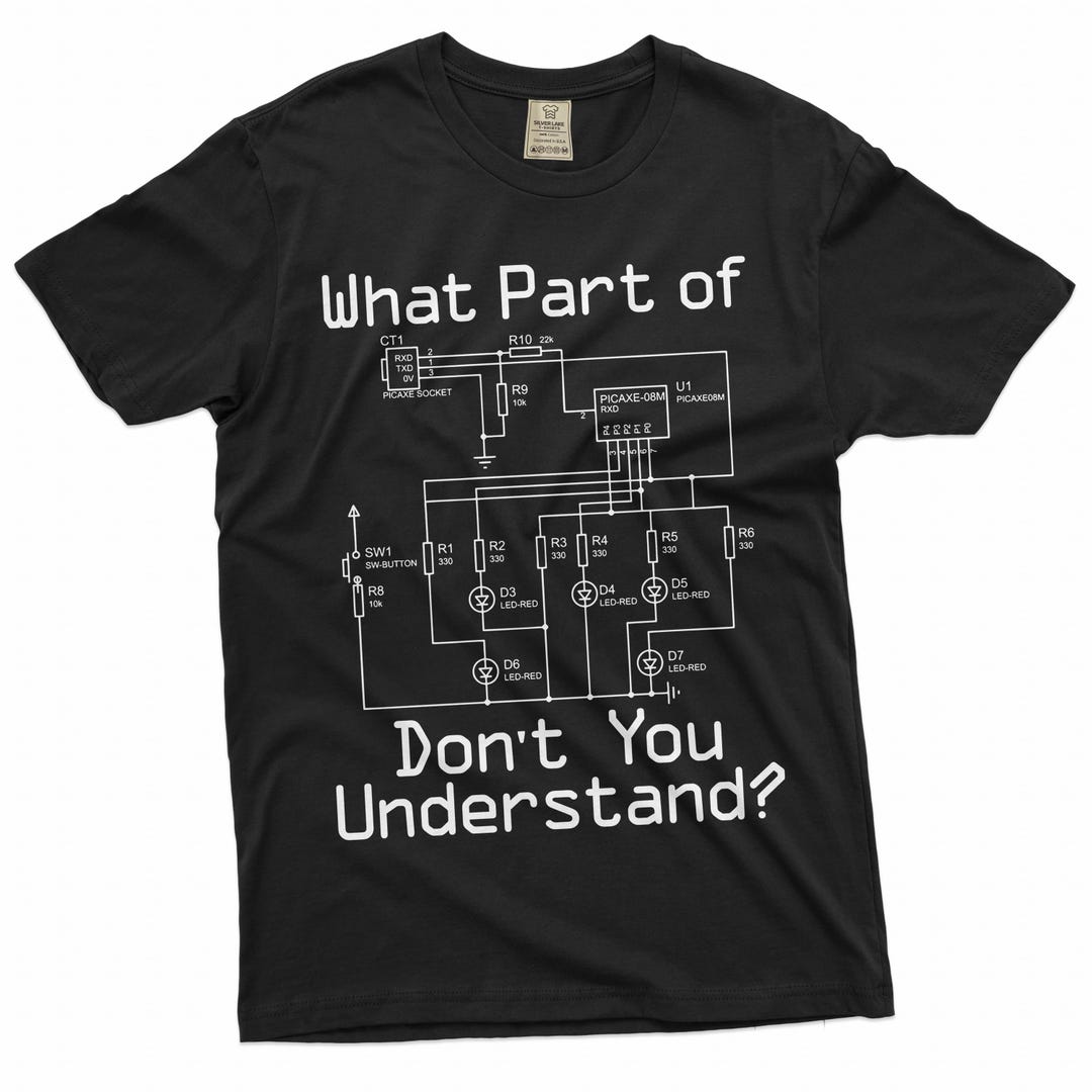 Men's Funny Electrician T-shirt Electrical Wiring Diagram Husband Dad ...