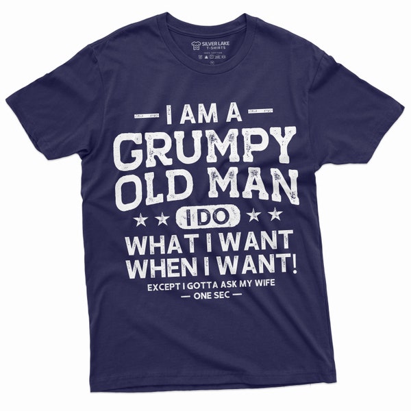 Grumpy Old Man Tshirt - Etsy