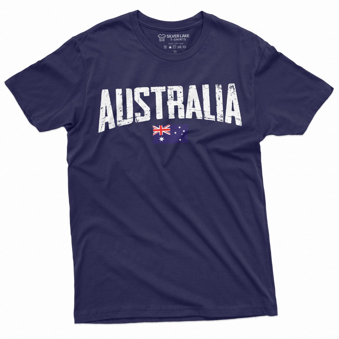 Australia Aussie T-shirt OZ Flag Patriotic Nationality Tshirt Unisex ...