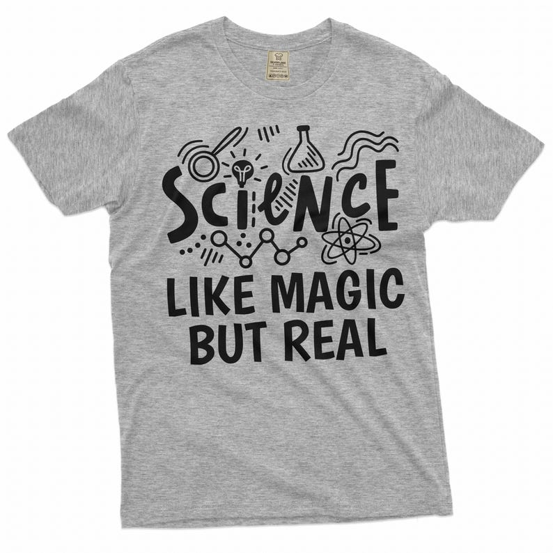 Funny Science T-shirt Science Like Magic but Real Nerd Geek Gift Funny ...