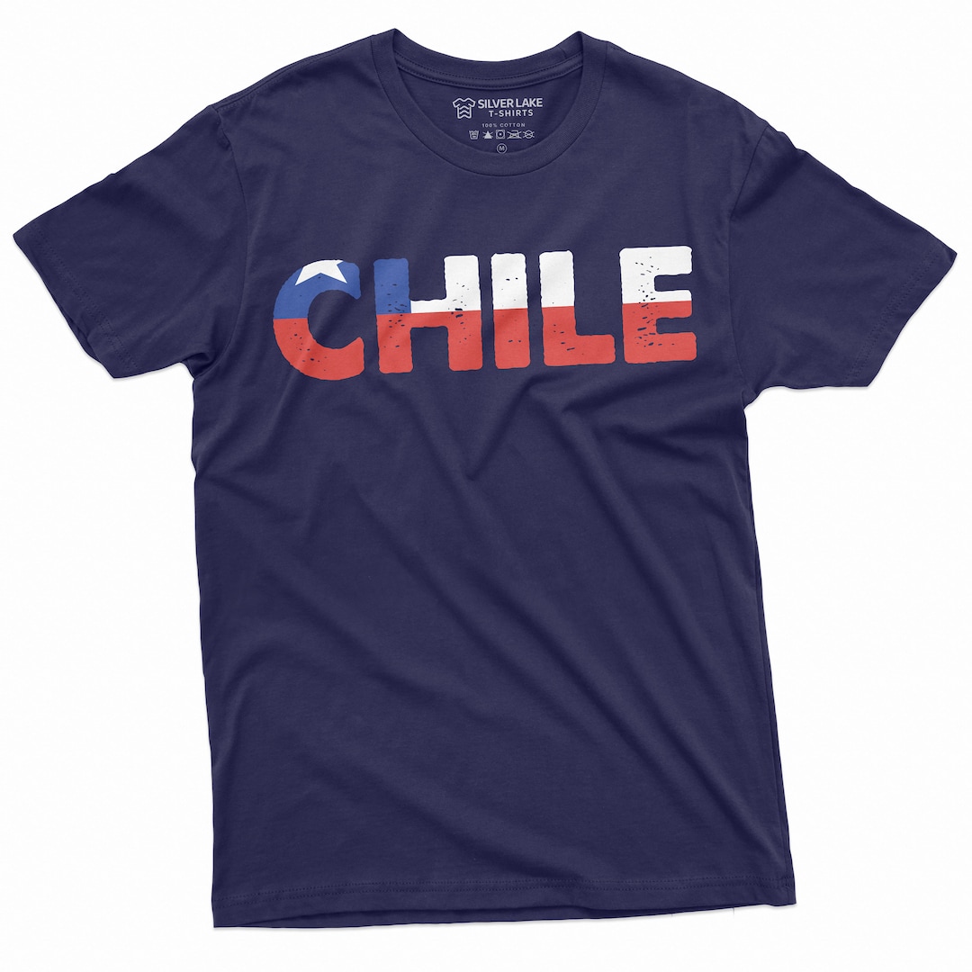Chile T-shirt Mens Chilean Flag Tee Shirt Patriotic Nations Symbolism ...