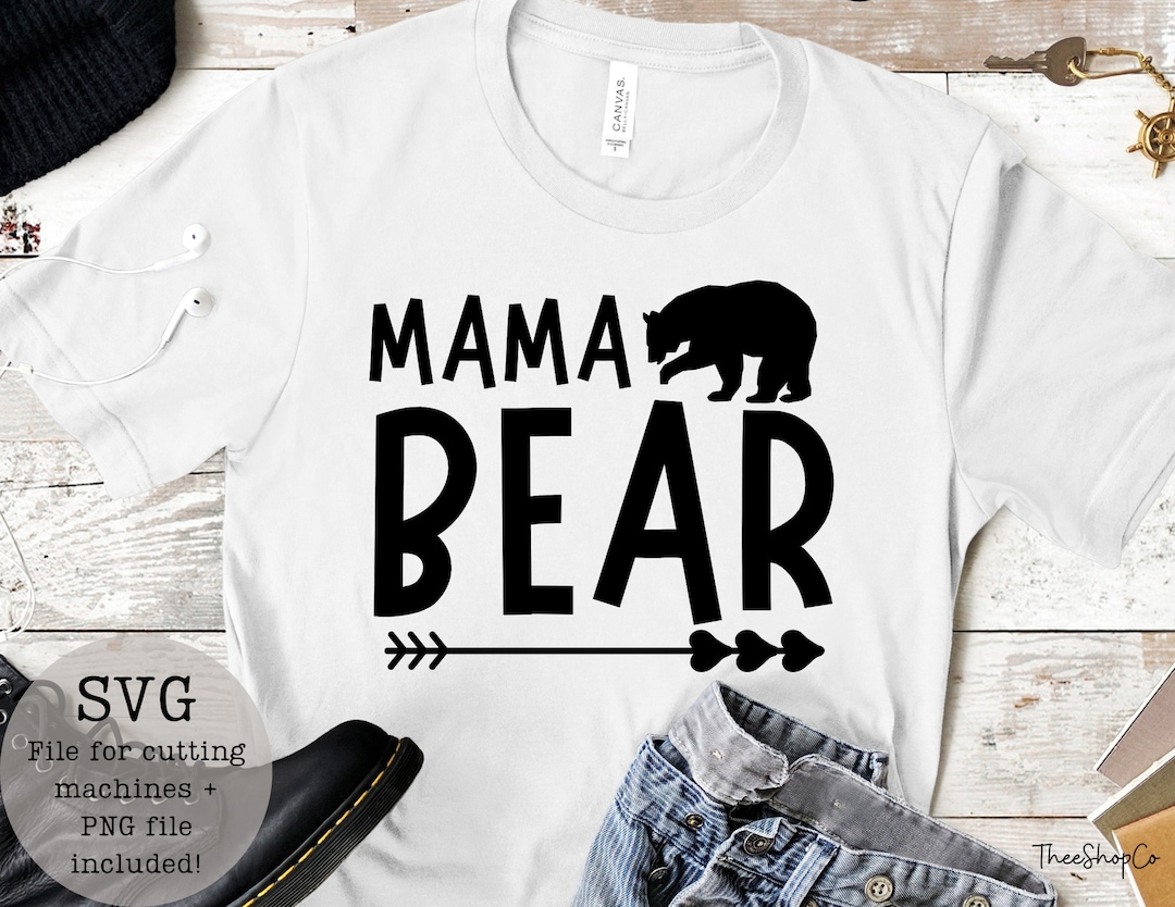 Mama Bear SVG Png/cricut/digital Downloads/silhouette/png/svg/mama Bear ...