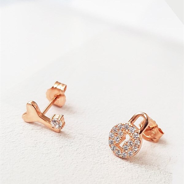 Mini Heart Lock and Key - Etsy