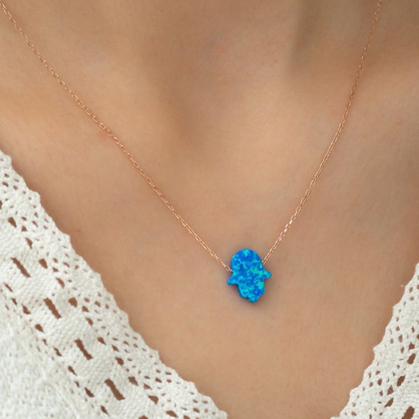 Blue Hamsa - Etsy
