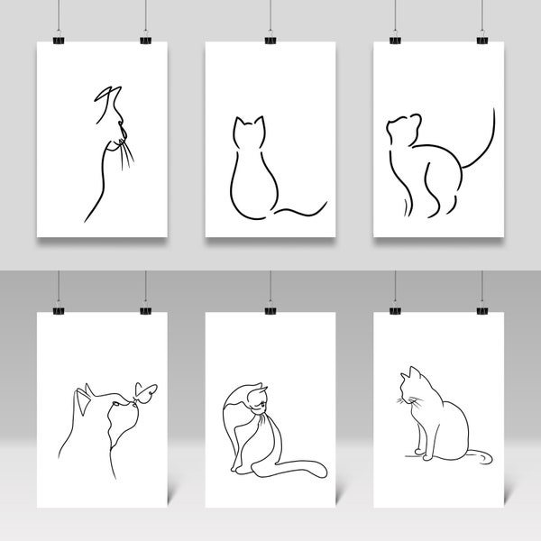 Line art - Etsy France