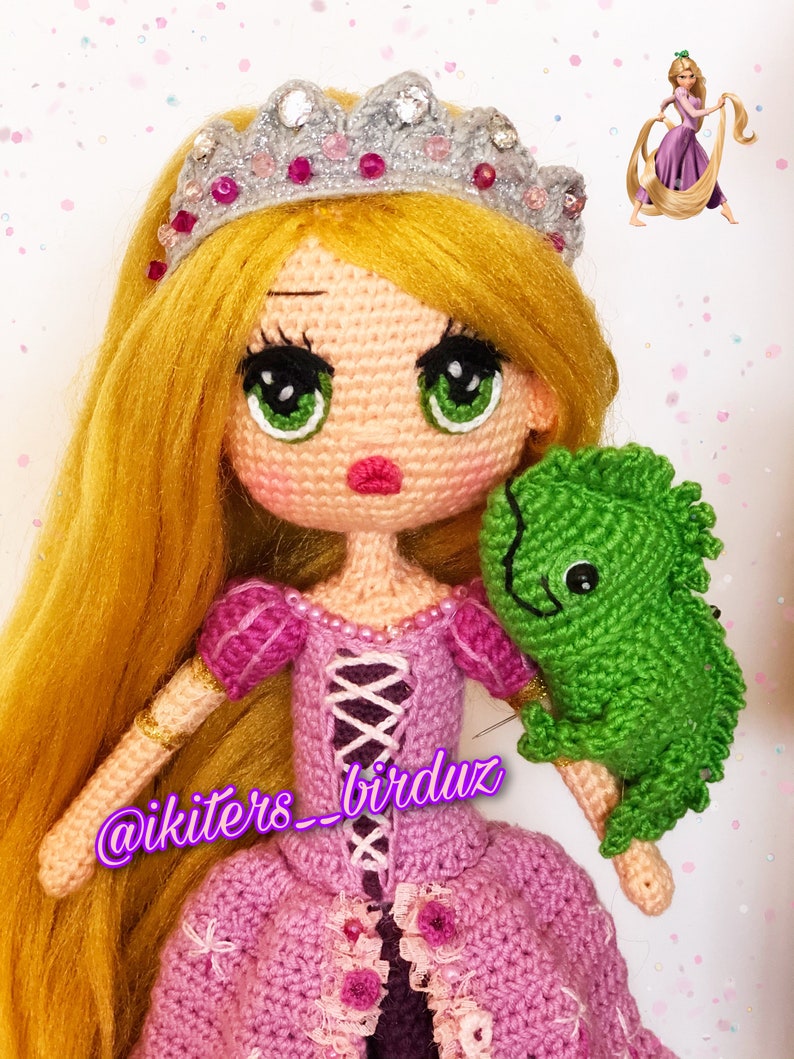 Rapunzel End Pascal English Pattern PDF TUTORİAL ENGLİSH. - Etsy