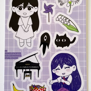 Omori Character Vinyl Sticker Sheets - Etsy