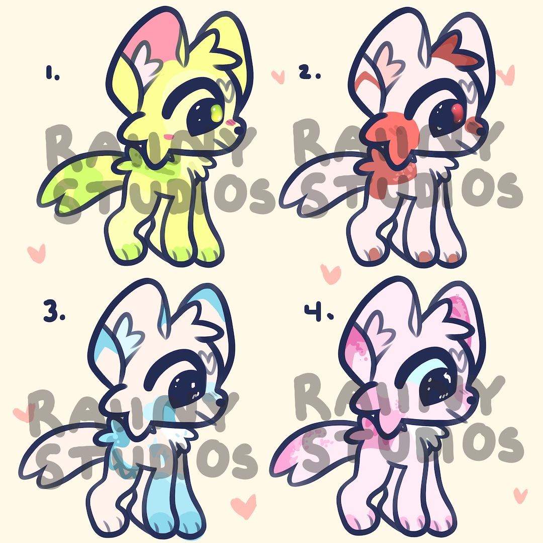 Chibi Adopts !! ON BASE - Etsy