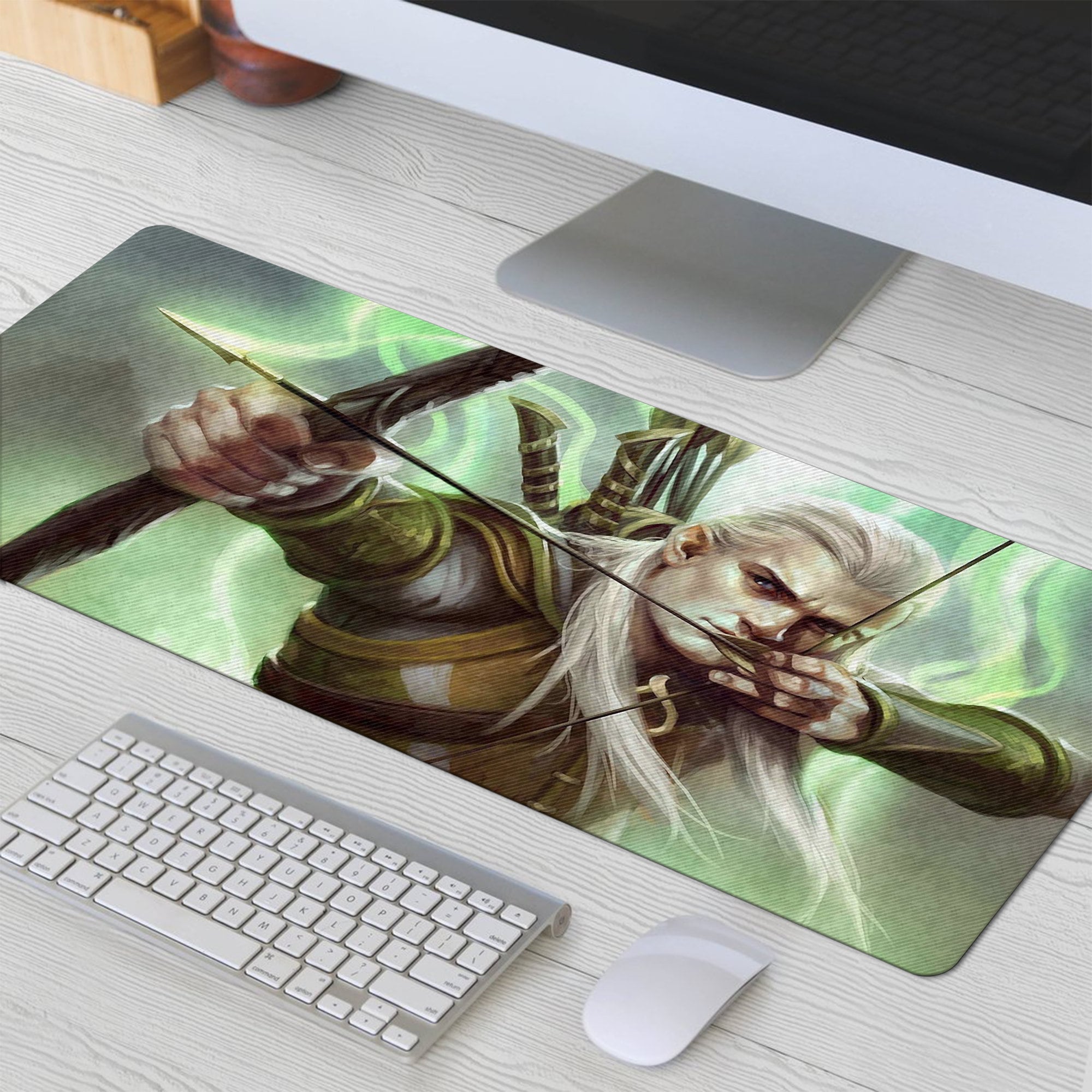 Legolas Mousepad Elves Legolas the Lord of the Rings Mouse Pad for Gift ...
