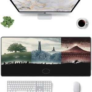 Lord of the Ring Mouse Pad| Trilogy LOTR Mouse Mat for Fan| LOTR Desk ...