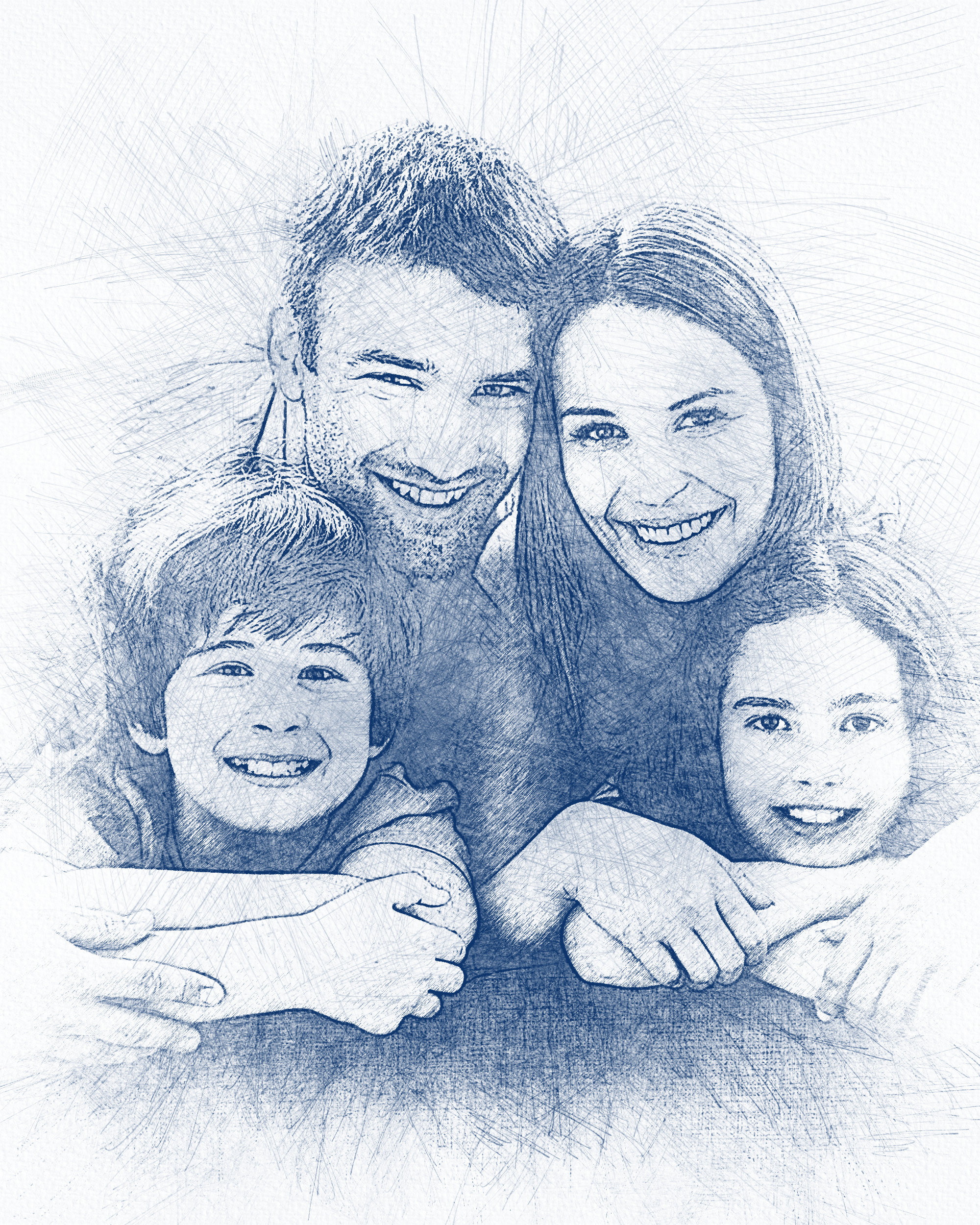 Custom Pencil Drawing Drawing Portrait From Photo Custom - Etsy UK