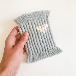 Macrame Square Coaster PDF Pattern - Digital Download | DIY Macrame ...