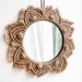 Macrame Mandala Mirror PDF Pattern - Digital Download | DIY Macrame ...