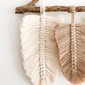 Macrame Feathers PDF Pattern - Digital Download | DIY Macrame Pattern ...