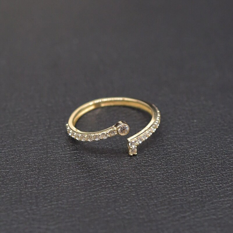 Gold Thumb Ring - Etsy